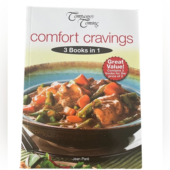 Kitchen | Cookbook Companys Coming Comfort Cravings 3 Books In 1 Jean ...